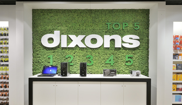 Dixons Concept Retail design en turn key realisatie: WSB Interieurbouw